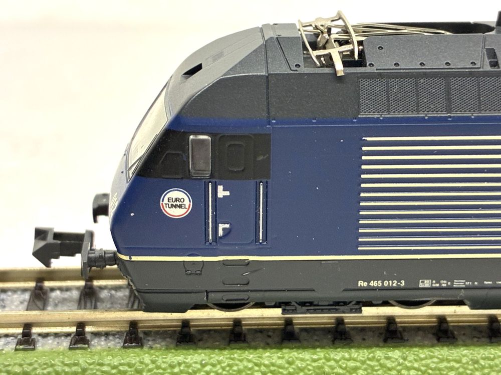 Kato 13710-7 N= schöne BLS Re 465 012-3 Eurotunnel - in OVP (Neu ...