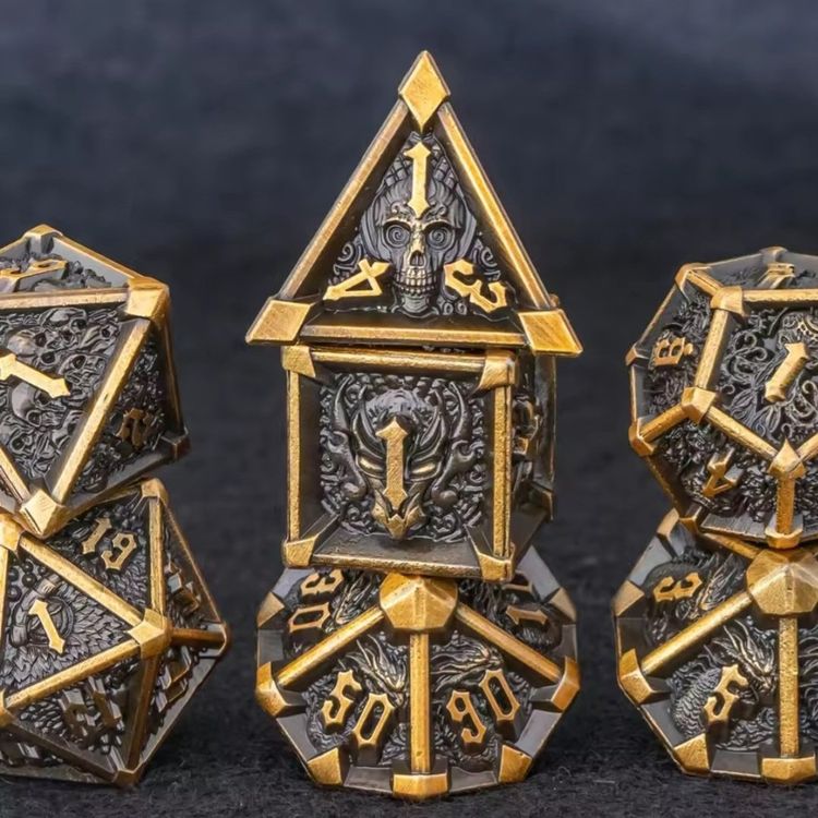 Dungeons and Dragons d&d dnd metal Würfel (Neu (gemäss Beschreibung ...