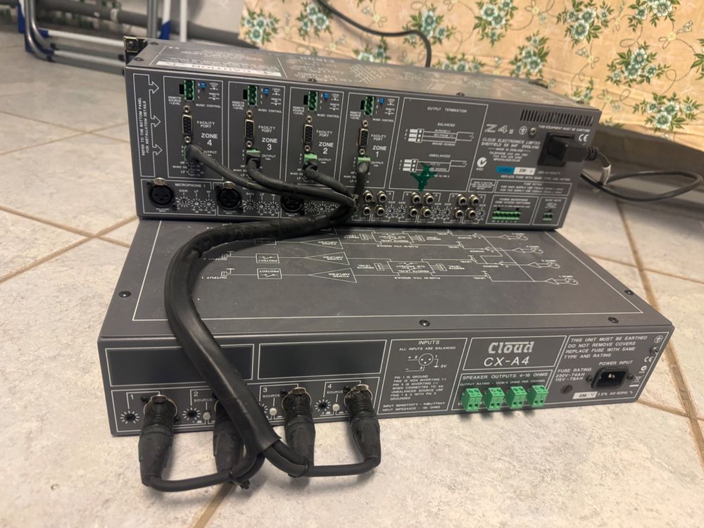 Cloud Z4 ll 4 Zonen mixer und Cloud CX-A4 Verstärker (Gebraucht) in Trimbach für CHF 299 – nur ...