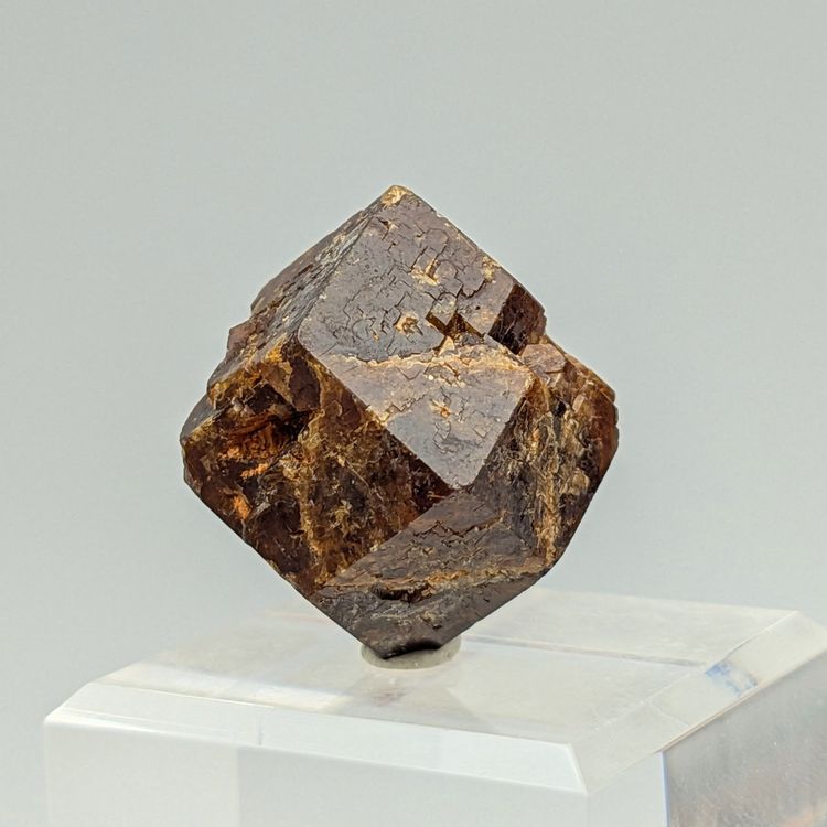 Geode aus GROSSULAR, GRÜNER GRANAT mit Muskovit, Mali (Nuovo (secondo ...