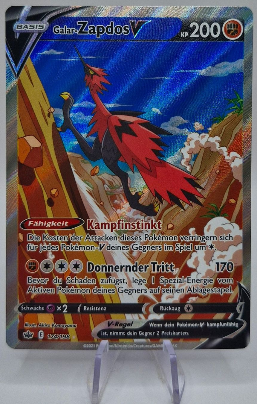 Galar Zapdos / Schaurige Herrschaft / CRE 174 (Neu (gemäss Beschreibung ...