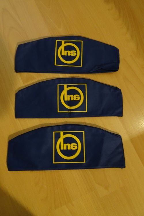 3 Stück Hut, Schiffform , mit Hunziker Ins logo (Neu (gemäss ...