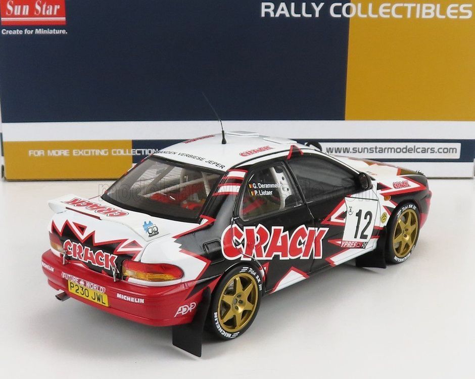 SUBARU IMPREZA 555 #12 RALLY YPRES 1998 SunStar 1/18 NEU (Neu und ...