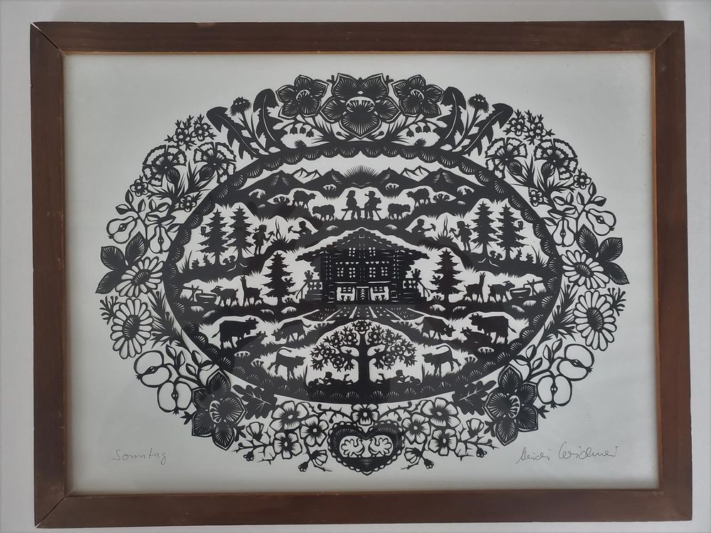 Heidi Widmer grosser Scherenschnitt (Gebraucht) in Opfikon für CHF 825 – mit Lieferung auf ...