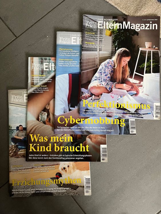 Fritz und Fränzi Elternmagazin Elternratgeber 13 Ausgaben (Gebraucht) in Suhr für CHF 25 – mit ...