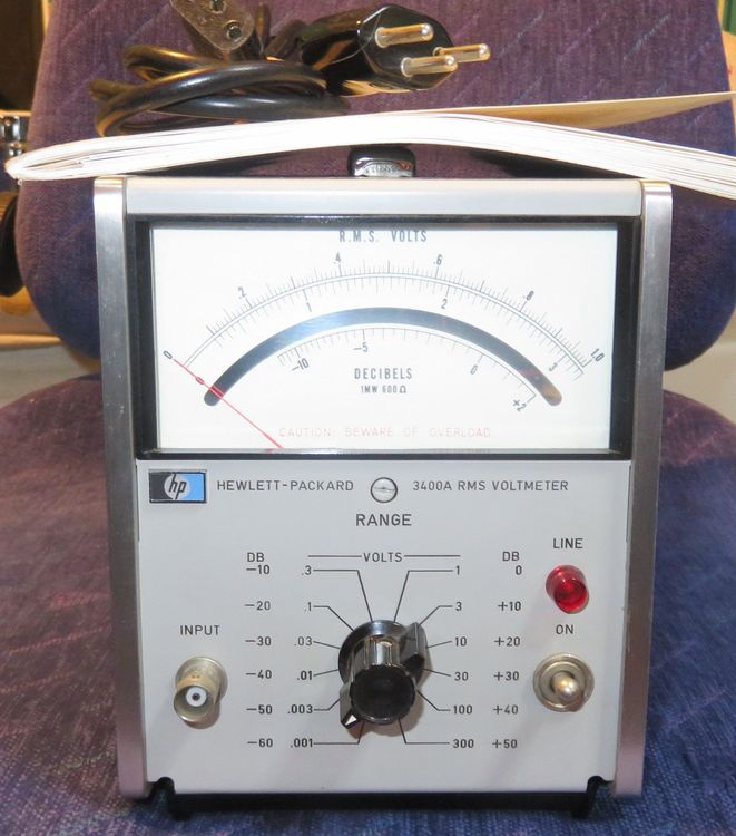 HP 3400A RMS Voltmeter 300V 10MHz (Defekt) in Horw für CHF 200 – mit ...