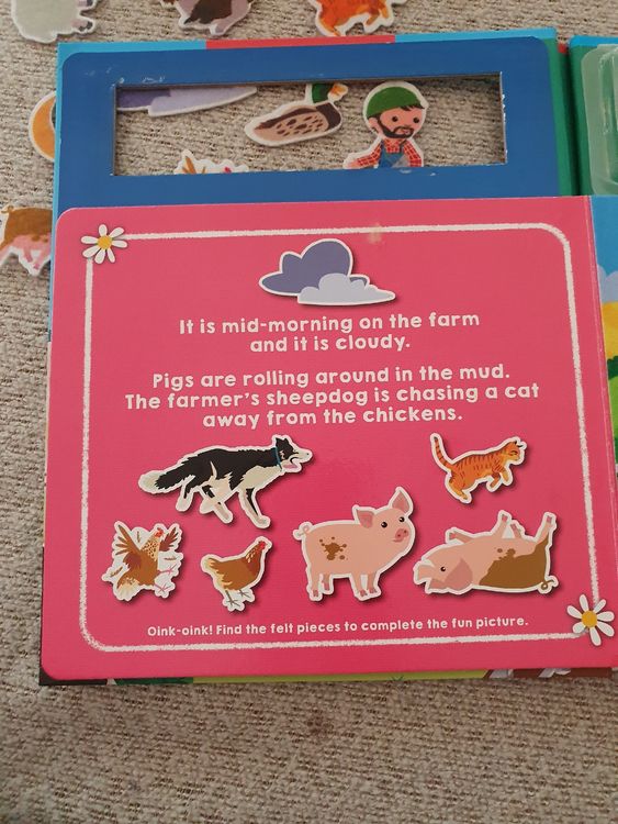Interactive Farm Animals Felt Book, English (Gebraucht) in Zürich für ...