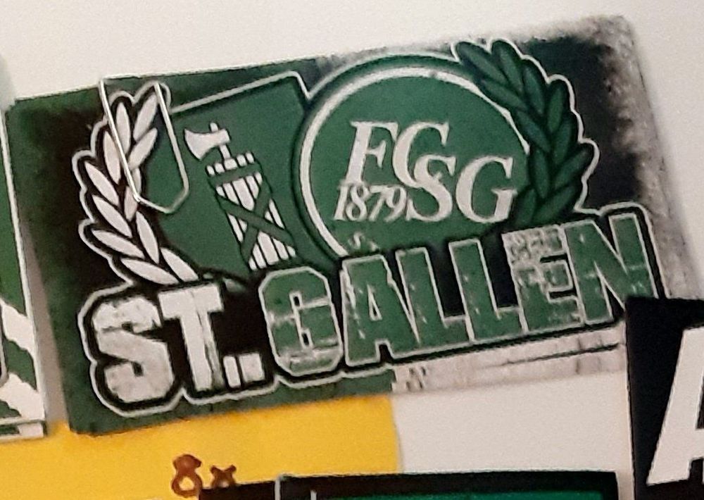 FC St. Gallen FCSG ☆Fussball☆ Aufkleber (Gebraucht) in Hüttwilen für ...