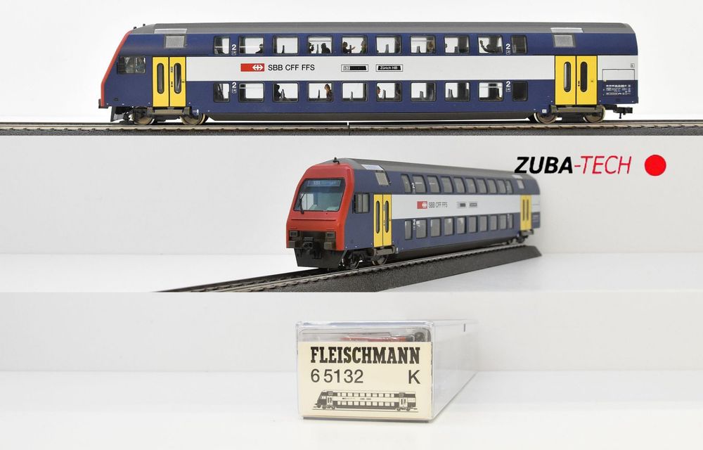 Fleischmann 65132 DPZ Steuerwagen SBB H0 GS Digital mit OVP (Neu ...