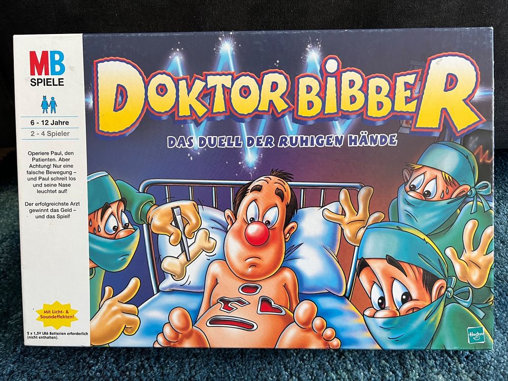 🎲 DOKTOR BIBBER 1999 – MB Spiele Hasbro (Gebraucht) in Vaduz für CHF 10 ...
