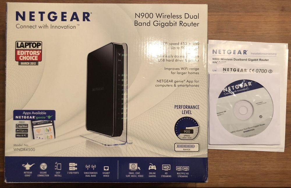 Netgear N900 Dual Band Gigabit Router (Gebraucht) in St. Gallen für CHF ...