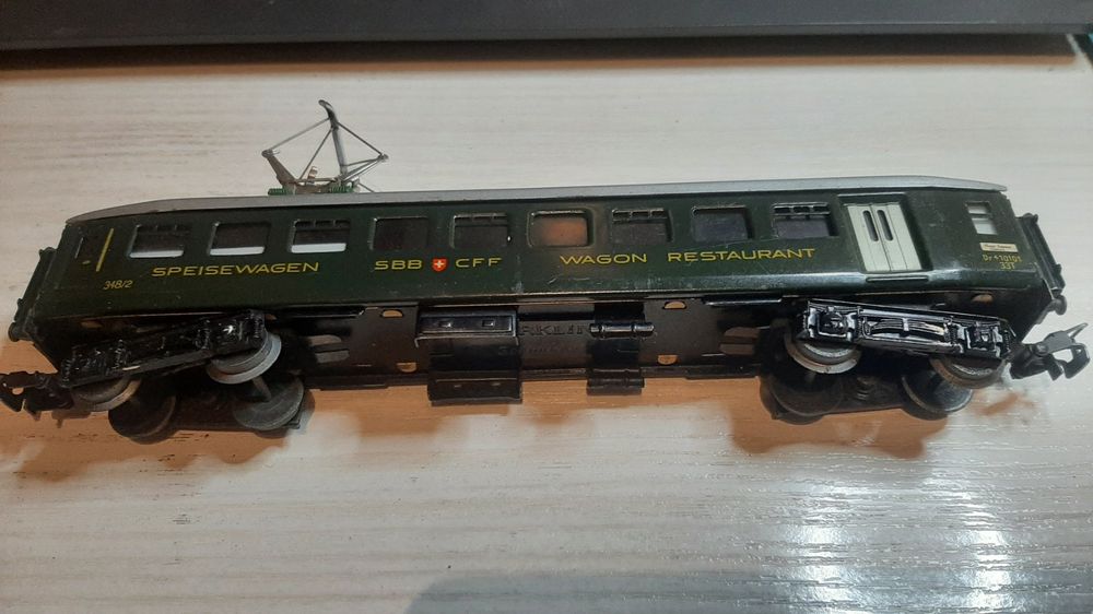 SBB Speisewagen Leichtstahl grün Märklin 4016 | | Kaufen auf Ricardo