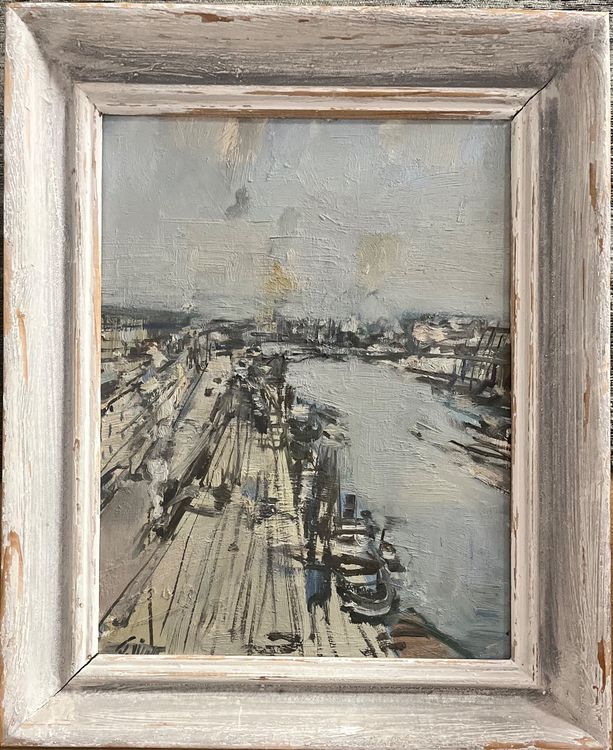 Walter Emil Müller (1896-1983) Hafen Szene Gemälde (Gebraucht) in Root für CHF 199 – mit ...
