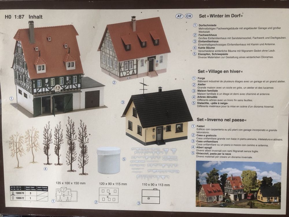 Set mit 3 Häuser Faller (Neu (gemäss Beschreibung)) in Arbon für CHF 18 ...