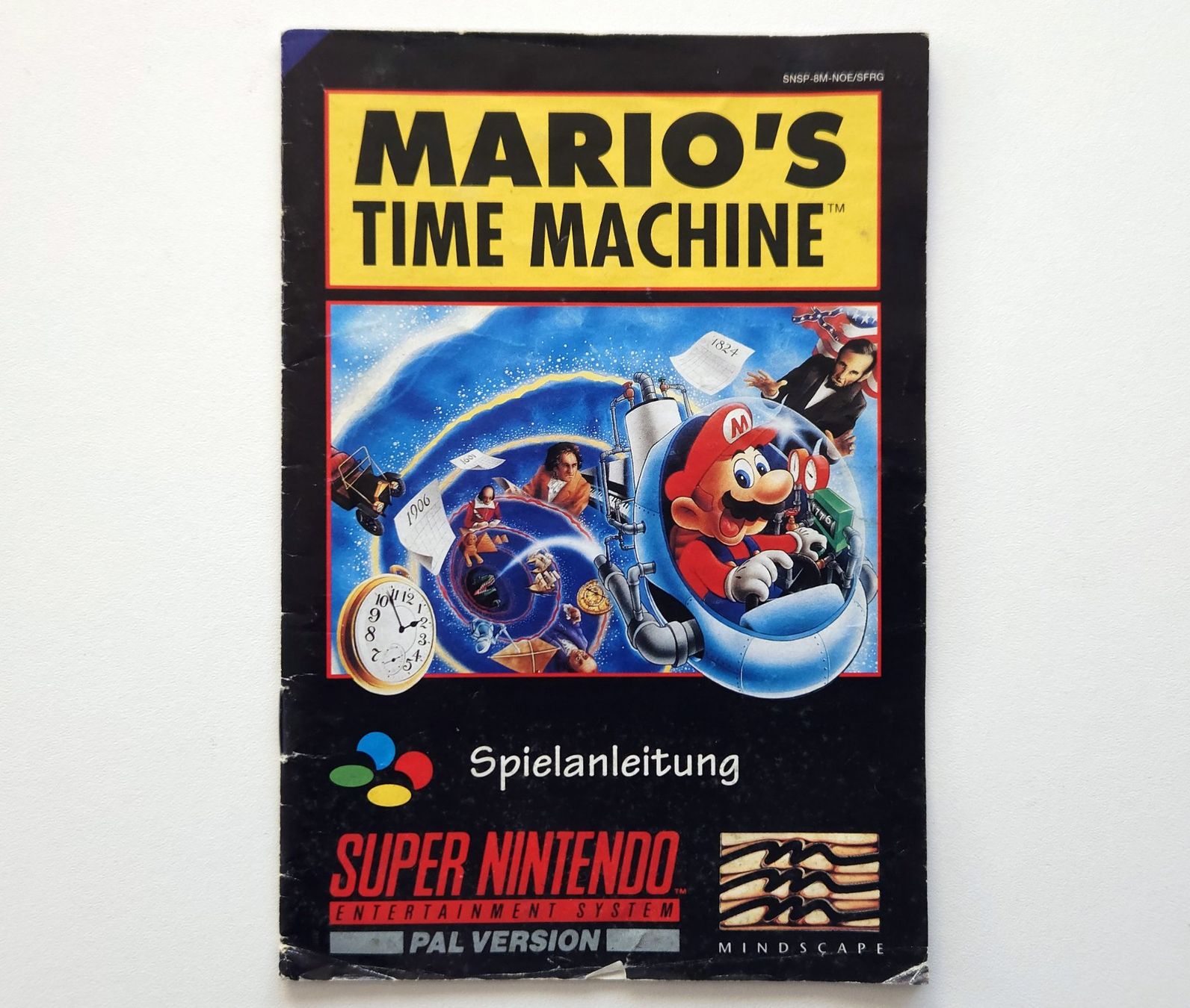 Anleitung / manuel Mario's Time Machine - Snes (FRG) (Gebraucht) in ...