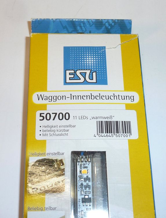 ESU 50700 Innenbeleuchtung + Schlusslicht 11 LED Warmweiss | Kaufen auf ...