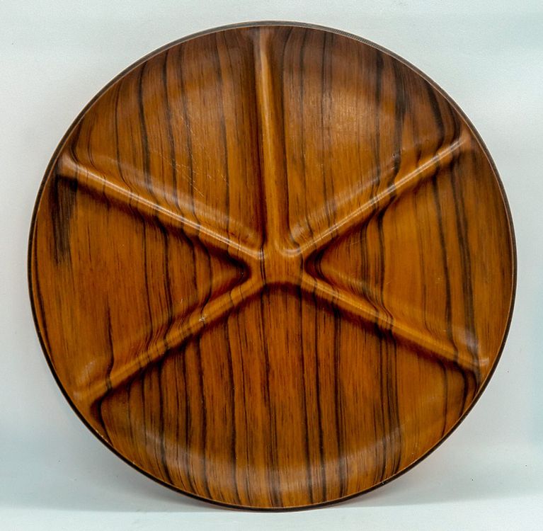 Caleppio Robex Apero Platte plat teck faux Teak vintage 60s' | Kaufen ...