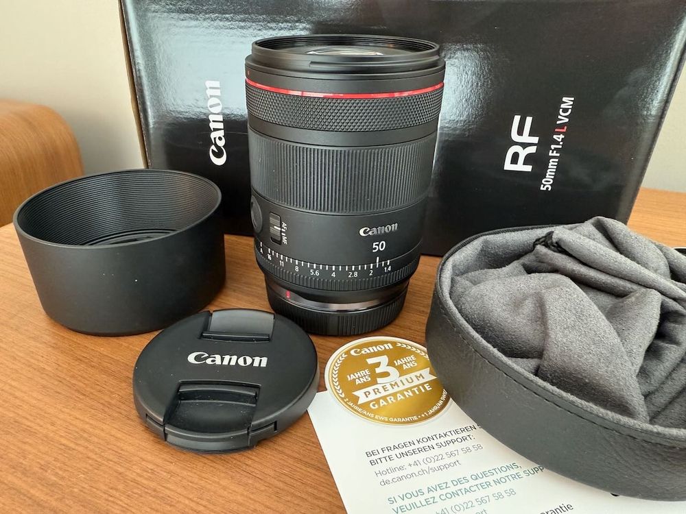 Canon RF 50mm F/1.4 L VCM, Garantie bis 23.07.2028, wie neu (Neu ...