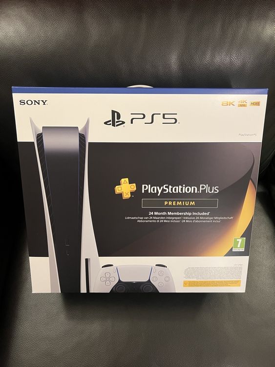 Brand new PS5 disc version + 24 months premium membership (Neu und ...