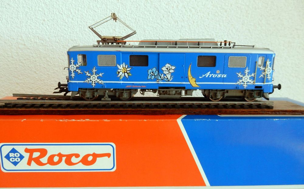HO- Roco 63536 - RhB "Arosa Zug"- Motrice De 4/4 I - Ovp (Neu (gemäss ...