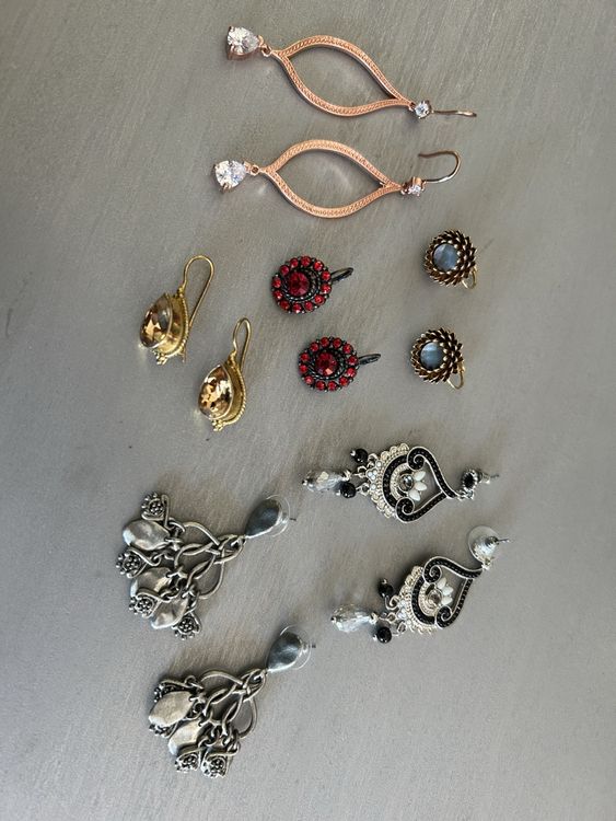 Schmuck Lot ( 6 Paar Ohrringe ) sehr schön! (Neu (gemäss Beschreibung ...