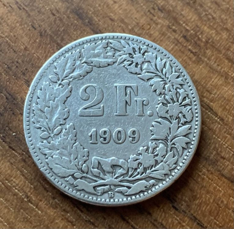 2 Franken 1909 Silber | Kaufen auf Ricardo