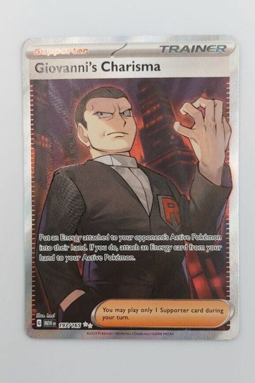 Giovanni's Charisma (197/165 Set MEW 151) NM / ENG | Kaufen auf Ricardo