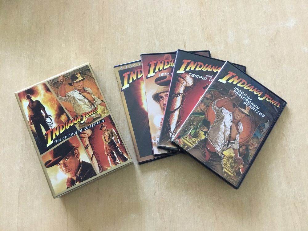 Indiana Jones Collection 4 DVDs Box Set | Kaufen auf Ricardo