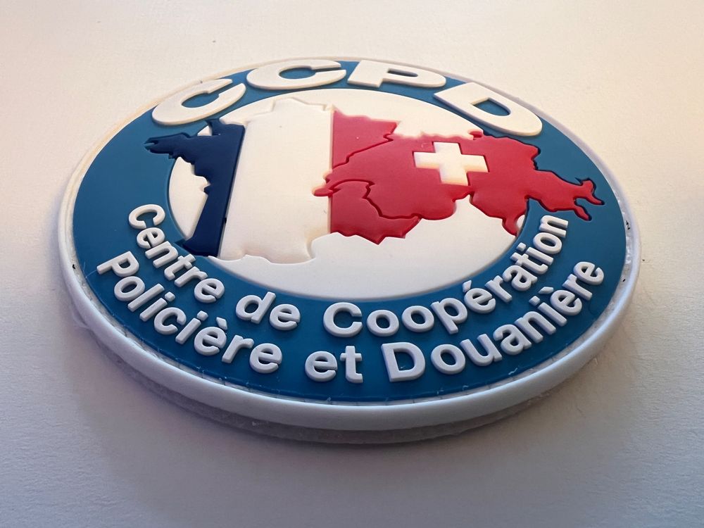 Badge police du CCPD en PVC avec velcro (Neu (gemäss Beschreibung)) in ...