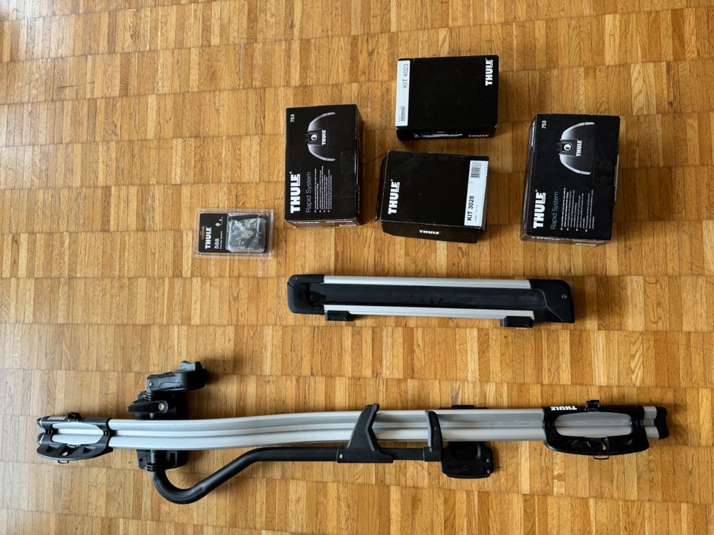 THULE Dachträger Rapid System 753, ProRide 591, Kit 3028 (Gebraucht) in ...