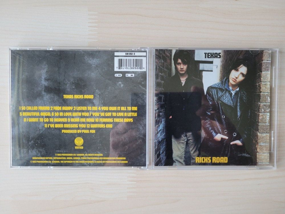 Texas - Ricks Road CD 1993 (Gebraucht) in Nebikon für CHF 0.5 – mit ...
