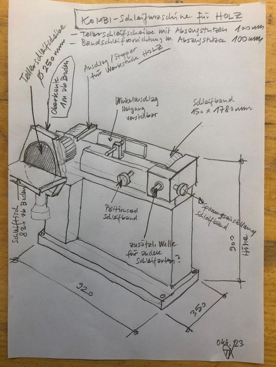 FLOTT Band-Tellerschleifmaschine (Gebraucht) in Frauenfeld für CHF 570 ...