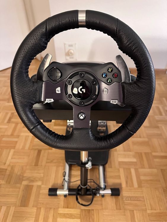 Logitech G920 Driving Force mit Wheel Stand Pro Deluxe V2 (Gebraucht ...
