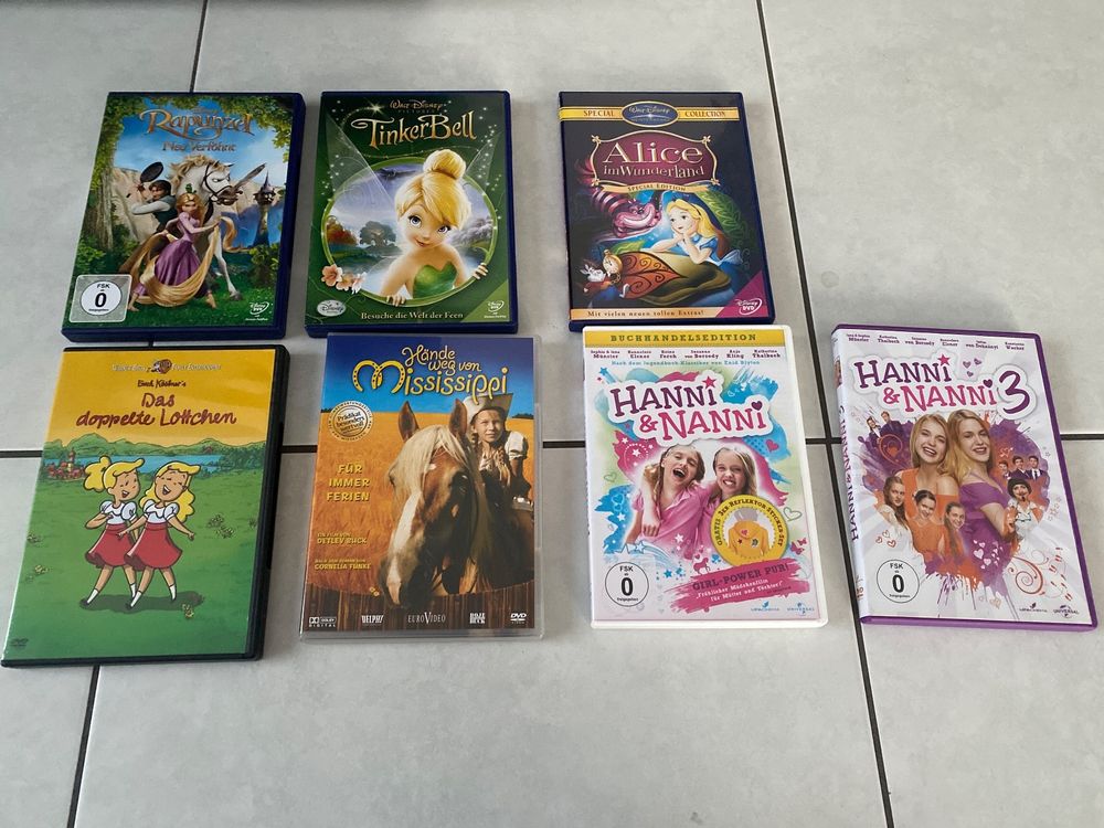 7 Kinderfilme auf DVD (FSK ab 0 freigegeben) (Neu (gemäss Beschreibung ...