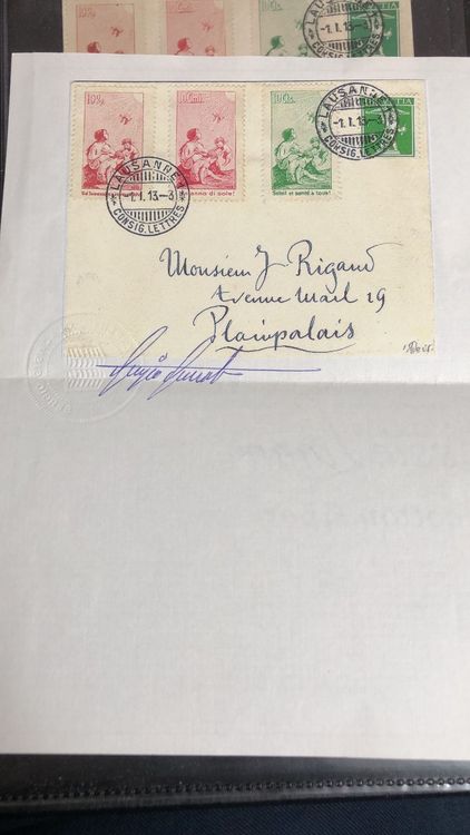 Satzbrief Vorläufer PRO JUVENTUTE - 10'000 CHF (Gebraucht) in Winterthur für CHF 3500 – mit ...