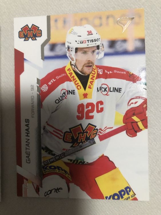 Haas Gaetan EHC Biel SCB NHL Hockey Card (Gebraucht) in Meierskappel ...