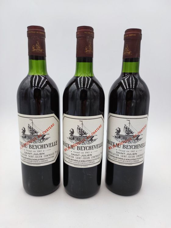 3 x 75 cl Chateau Beychevelle 1983 aus OHK | Kaufen auf Ricardo