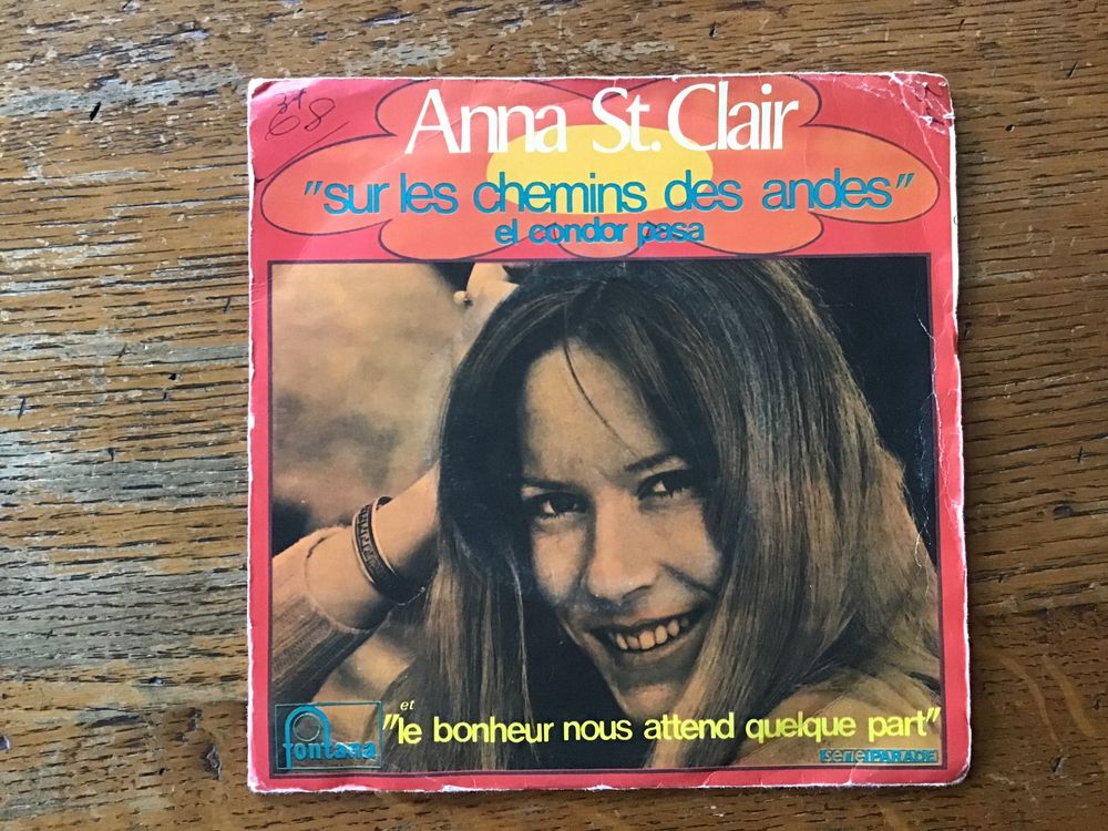 Rare « hippie » SP Anna St. Clair « El condor pasa » (D'occasion) à Fully pour CHF 3 – avec ...