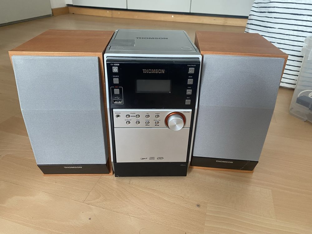 Stereoanlage Thompson CS97: Radio, CD Player, Kassette, USB | Kaufen ...