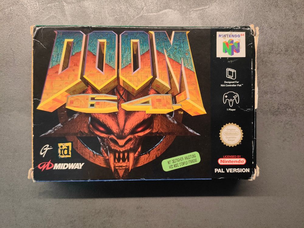 N64 - Doom 64 mit OVP (Gebraucht) in Monthey für CHF 86 – mit Lieferung ...