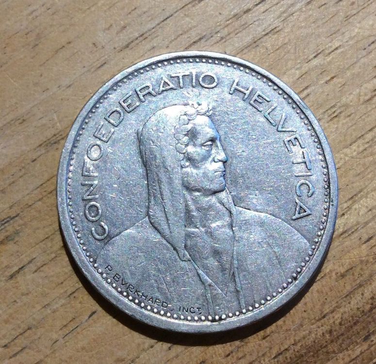 5Fr 1931 Abart 13 Sterne