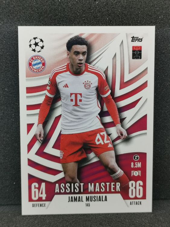 Match attax 2023 /24 Extra Jamal Musiala Assist Master | Kaufen auf Ricardo