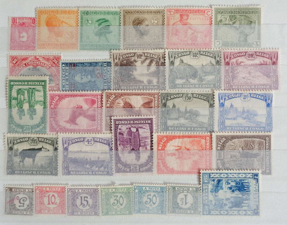 BELGISCH CONGO - CONGO BELGE: Ungebrauchte Marken */(*) (Gebraucht) in Zürich für CHF 2.7 – mit ...