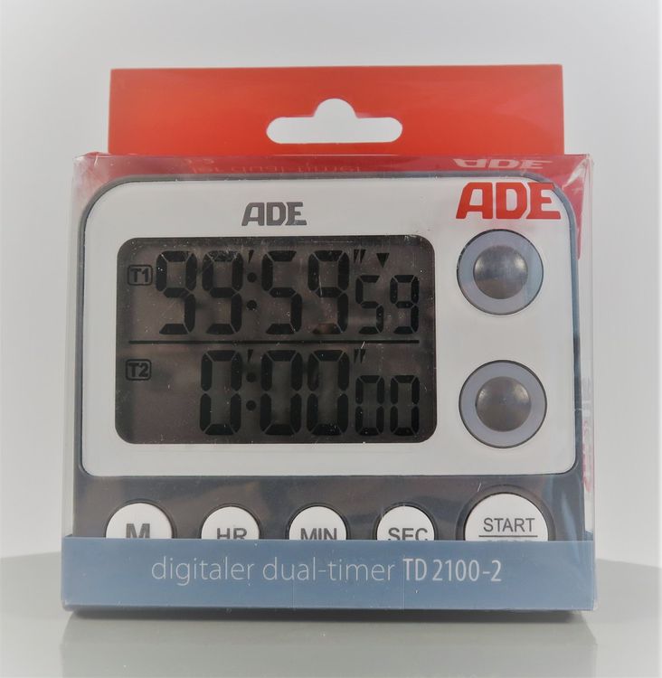 Digitaler Dual Timer ADE TD 2100-2 - Stoppuhr digital (Neu und ...