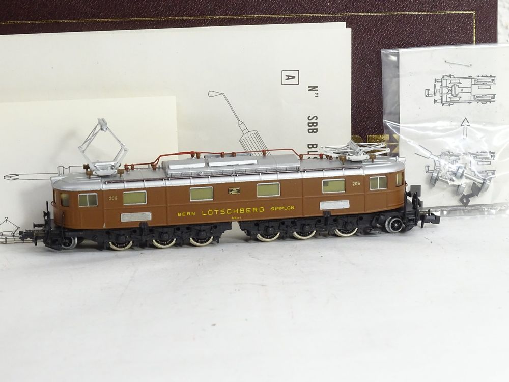 Fulgurex Elektrolok Ae6/8, BLS 206, Braun, Spur N, OVP (40) (Gebraucht ...
