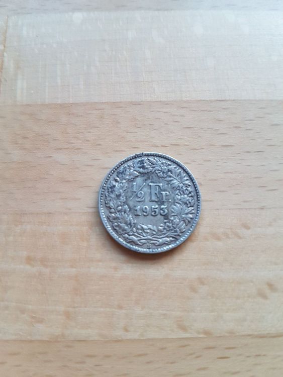 50 Rappen Münze 1953 Silber | Kaufen auf Ricardo