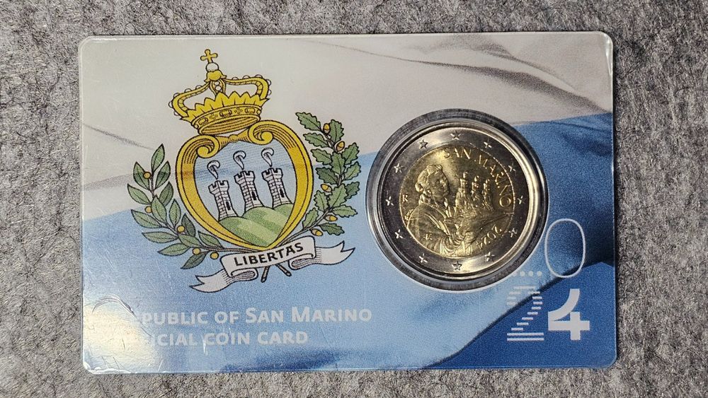 Saint-Marin - 2024 - 2 euros - coincard 2024 (Neuf (Voir description)) à Bullet pour CHF 8.9 ...