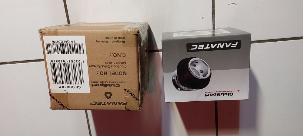 FANATEC QR1 Quick Release Adapter Black WEEL SIDE neuf (Neu und ...