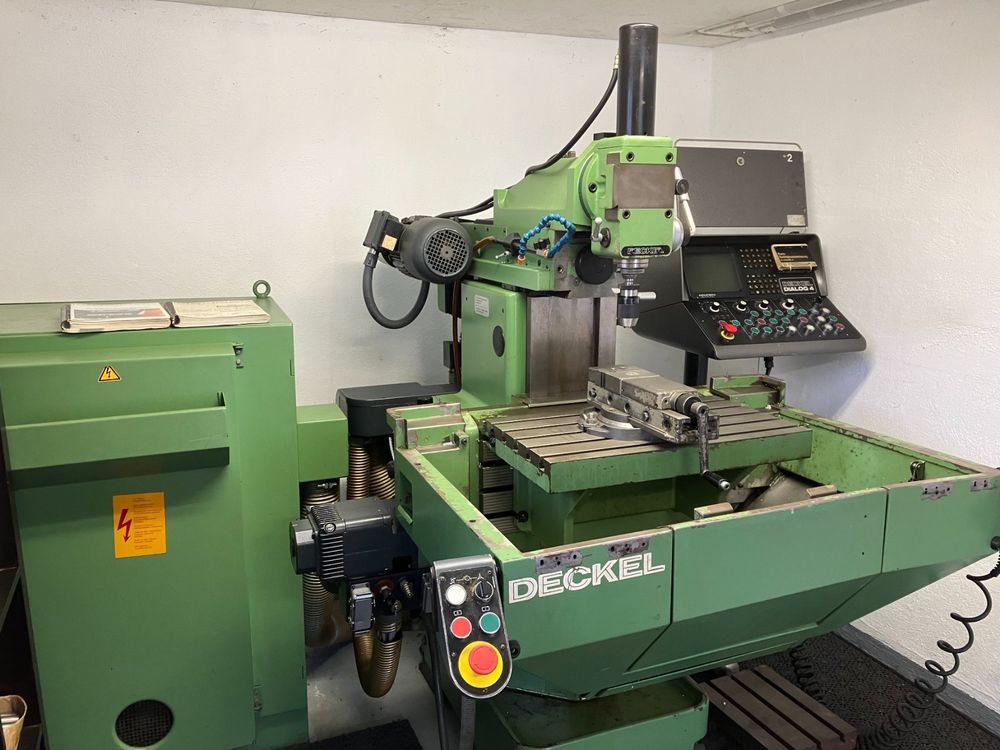 Fräsmaschine Deckel FP2 NC mit viel Zubehör + Dokumentation | Kaufen ...