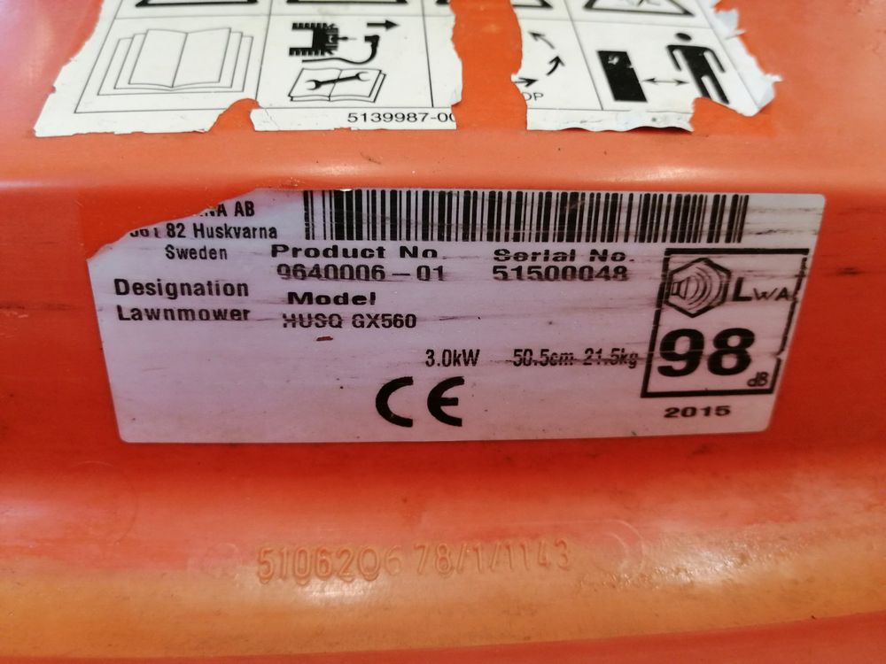 Rasenmäher Husqvarna GX 560, Luftkissenmäher ( Flymo ) (Gebraucht) in ...